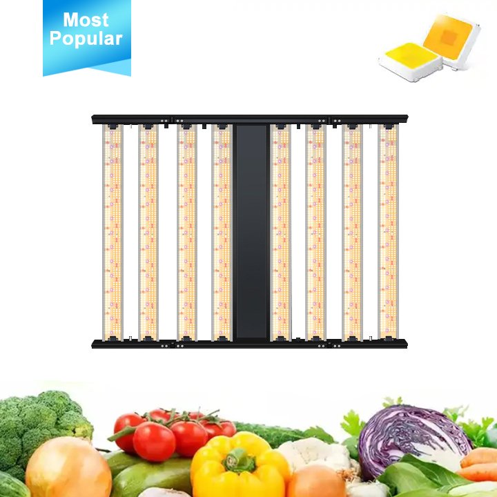 Folding LED Grow Light 820W 850W Full SpectrumUV+IR - learnew-opto.com