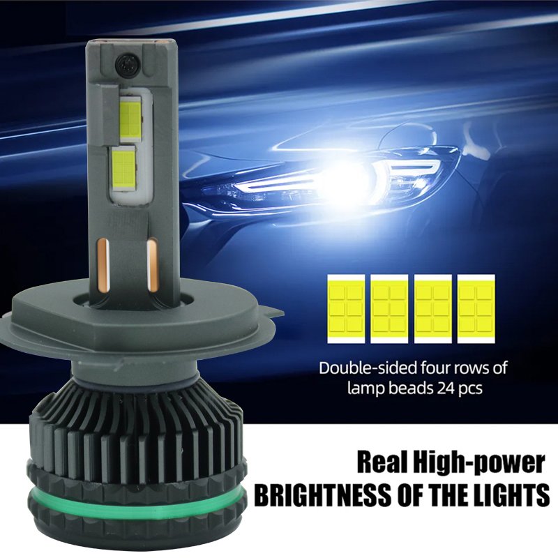 H4 led car headlight 70W 6500LM 6500K car auto led headlight - learnew ...
