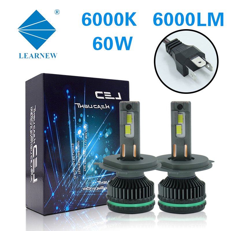H4 led car headlight 70W 6500LM 6500K car auto led headlight - learnew ...