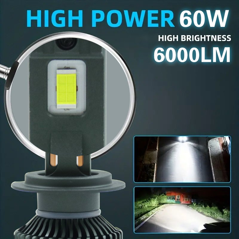 70w Car Led Headlight Custom Made Plug and Play 6500LM IP68 - learnew ...