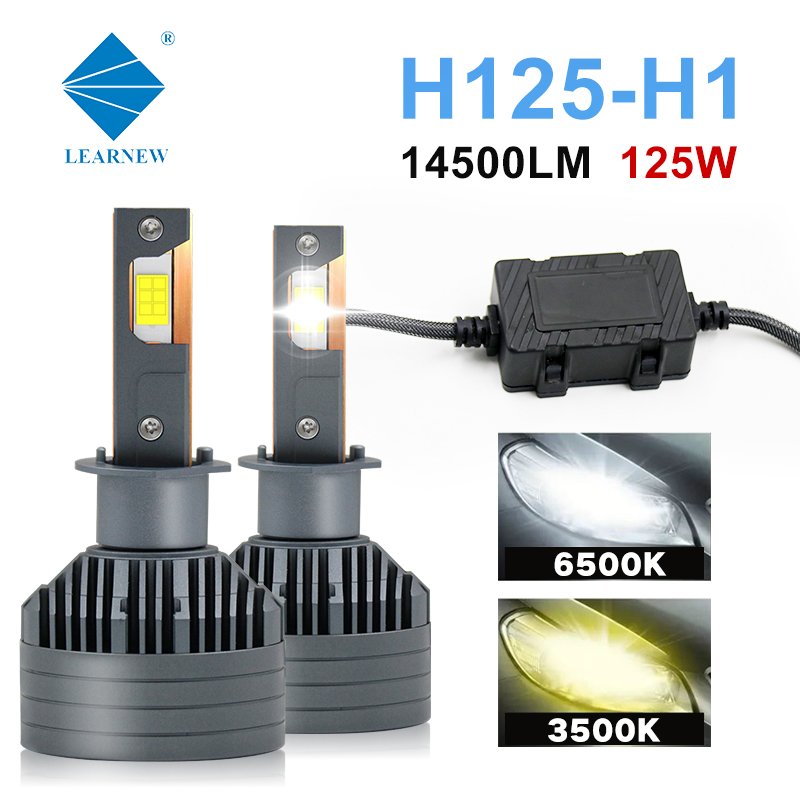 Led headlight led car light H1 125W 15000lm led lights - learnew-opto.com
