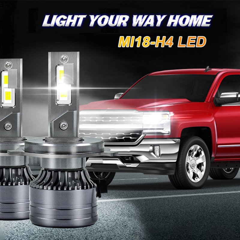 Led H4 Headlight Car Super Bright 35W H4 Hight And Low Beam - learnew ...
